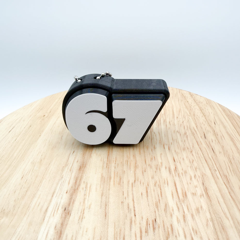 67 Six Seven Novelty Clickie Keychain - 3D Printed – The Creation Circus